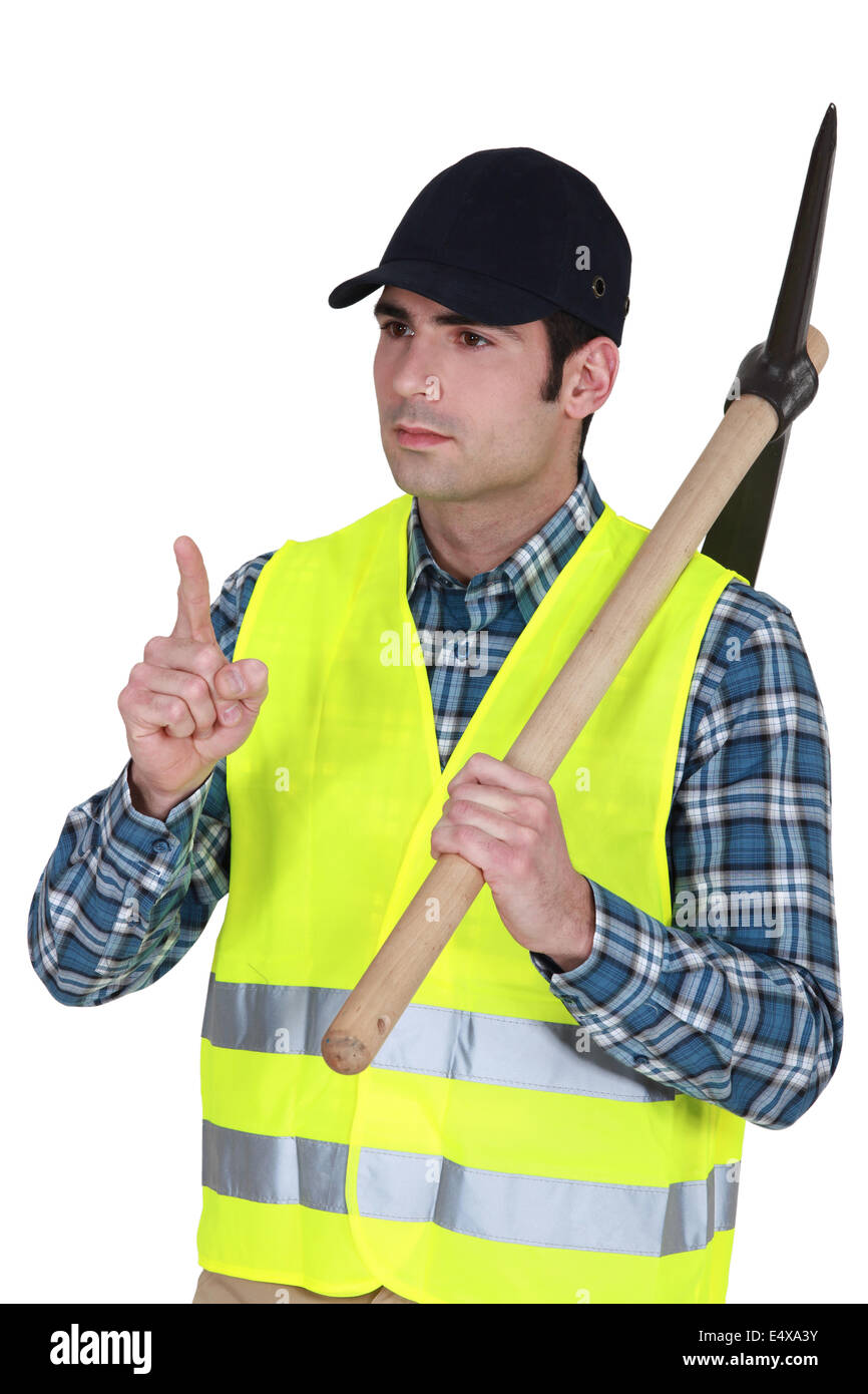 Construction labourer carrying hi-res stock photography and images - Alamy