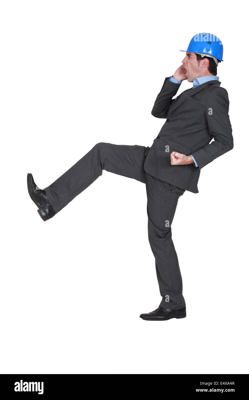 Man with helme Stock Photo - Alamy