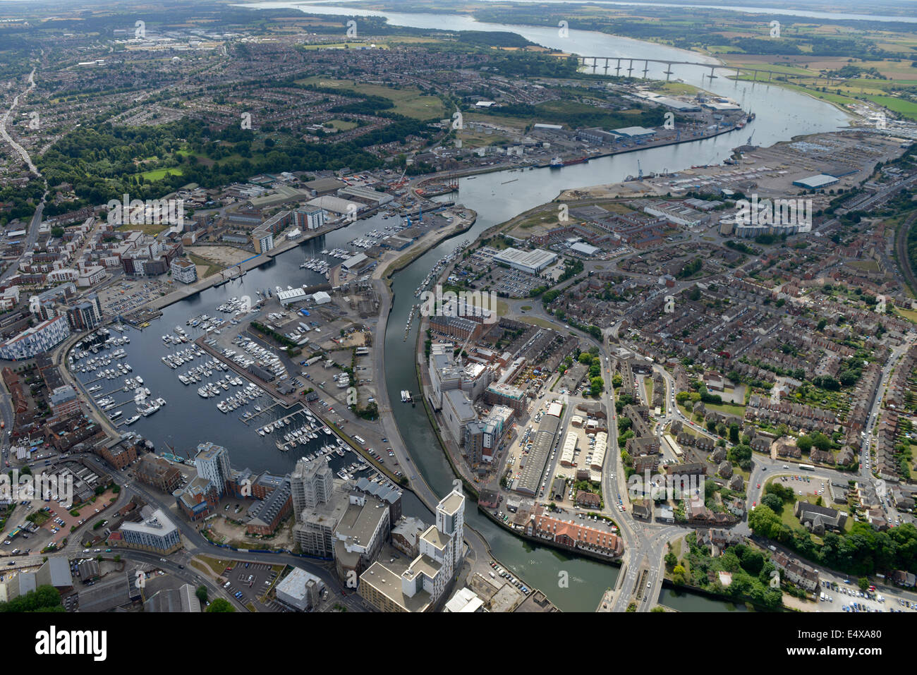 Orwell bridge hi-res stock photography and images - Alamy