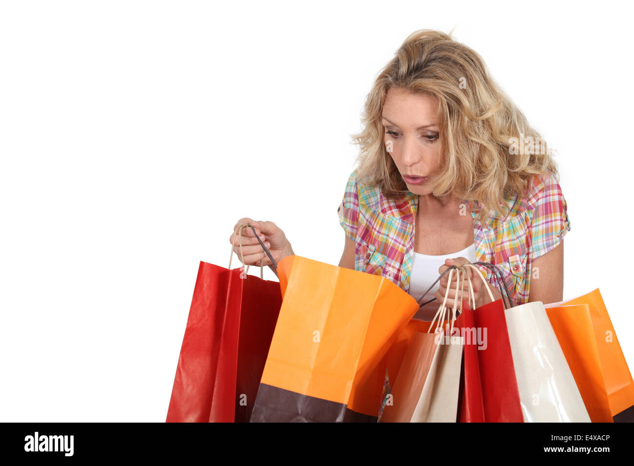 Shopping in bags hi-res stock photography and images - Alamy