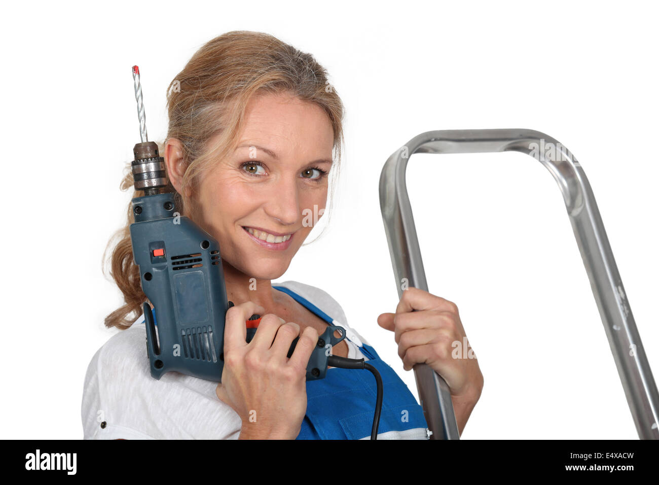 Close up woman fixing hi-res stock photography and images - Alamy