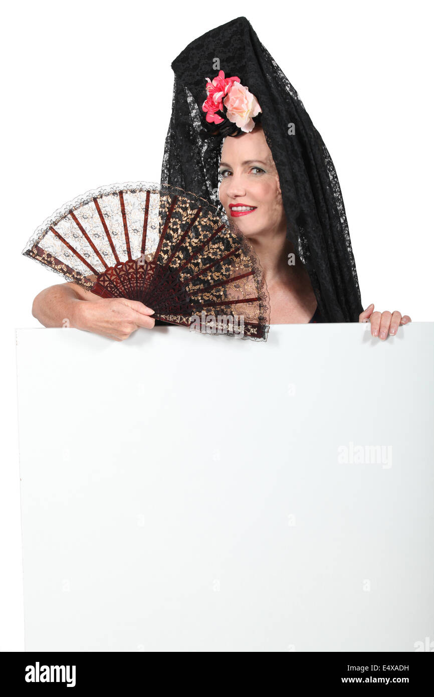 Elegant lady fanning hi-res stock photography and images - Alamy