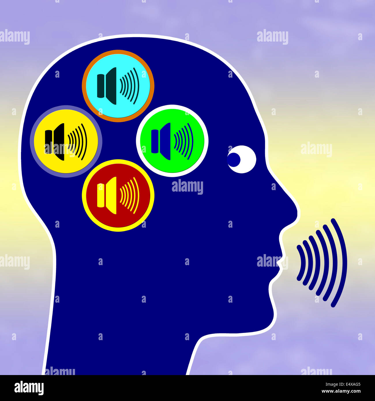 Hearing voices hi-res stock photography and images - Alamy