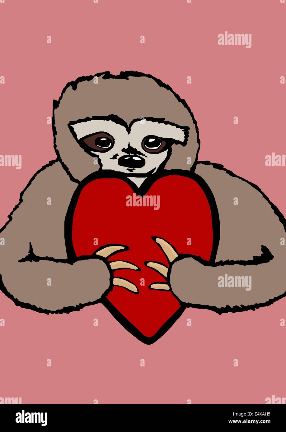 Sloth love hi-res stock photography and images - Alamy