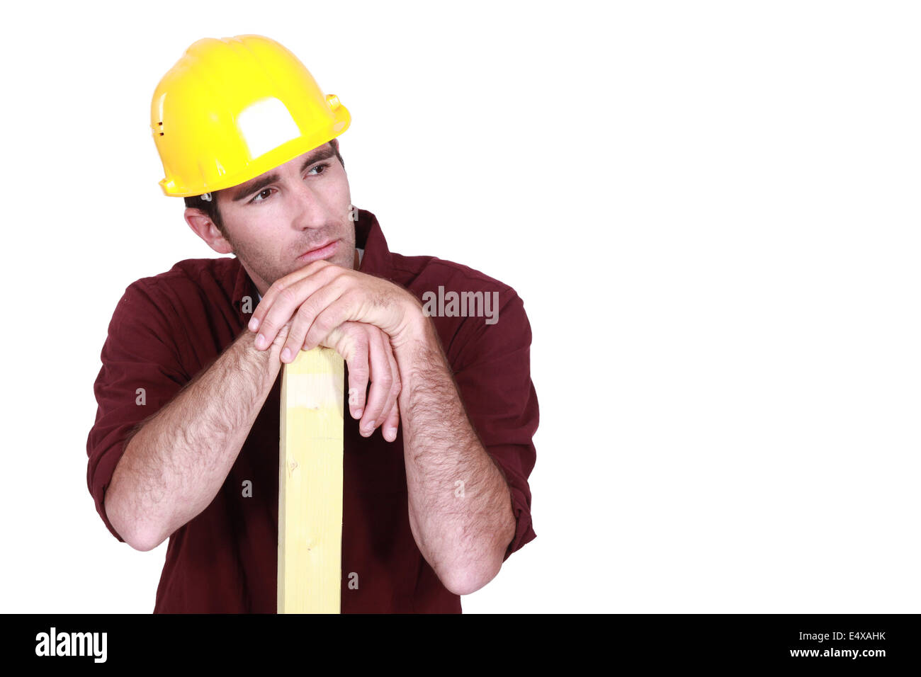 Sad builder hi-res stock photography and images - Alamy