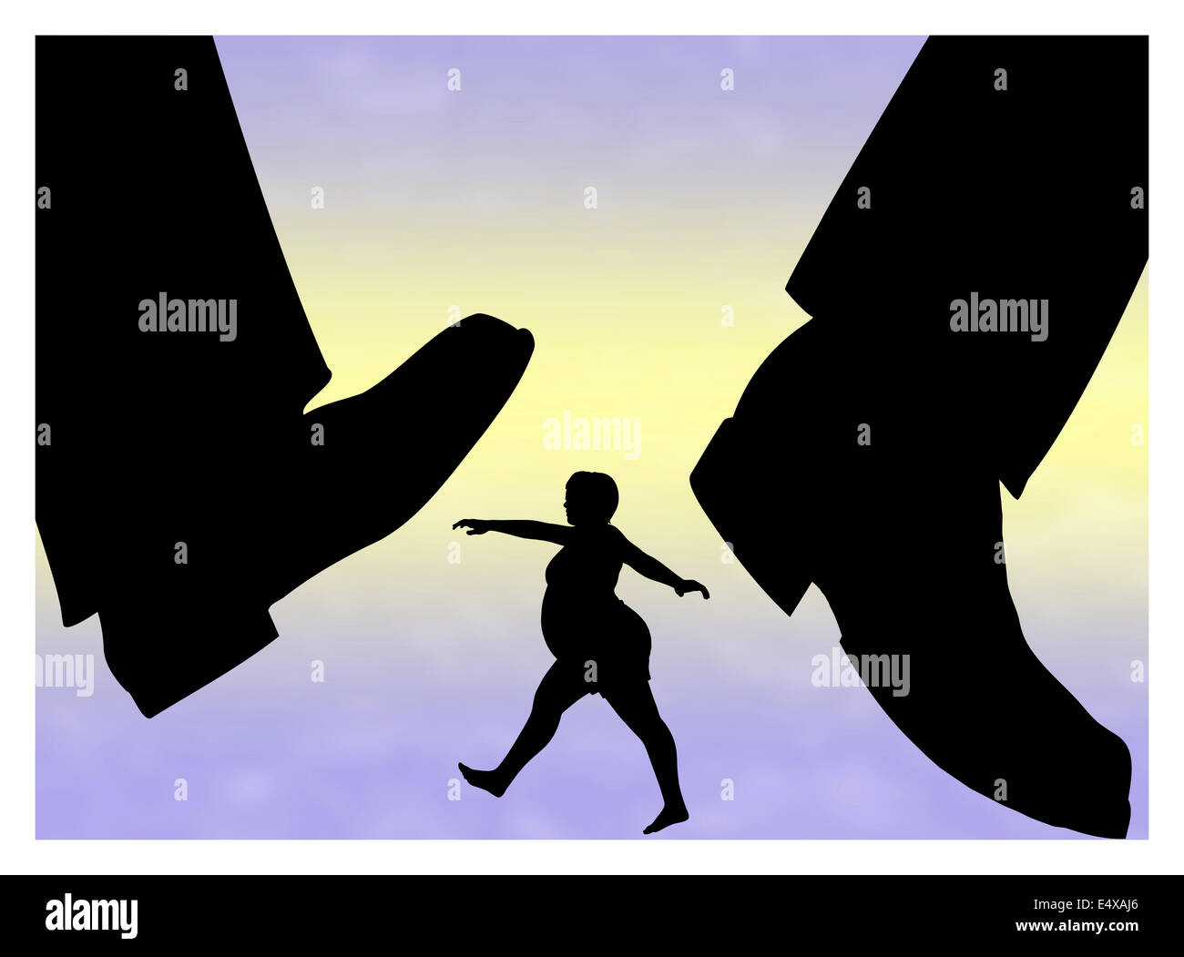 Self esteem confidence strength Cut Out Stock Images & Pictures - Alamy