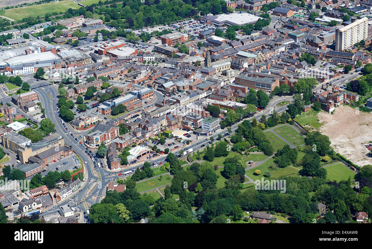 Aerial air pontefract hi-res stock photography and images - Alamy