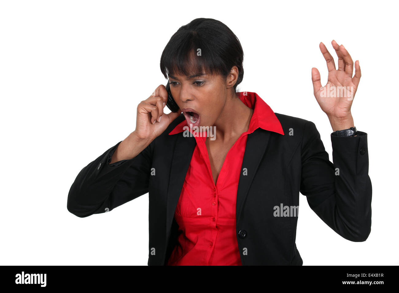Frustration shouting female hi-res stock photography and images - Alamy