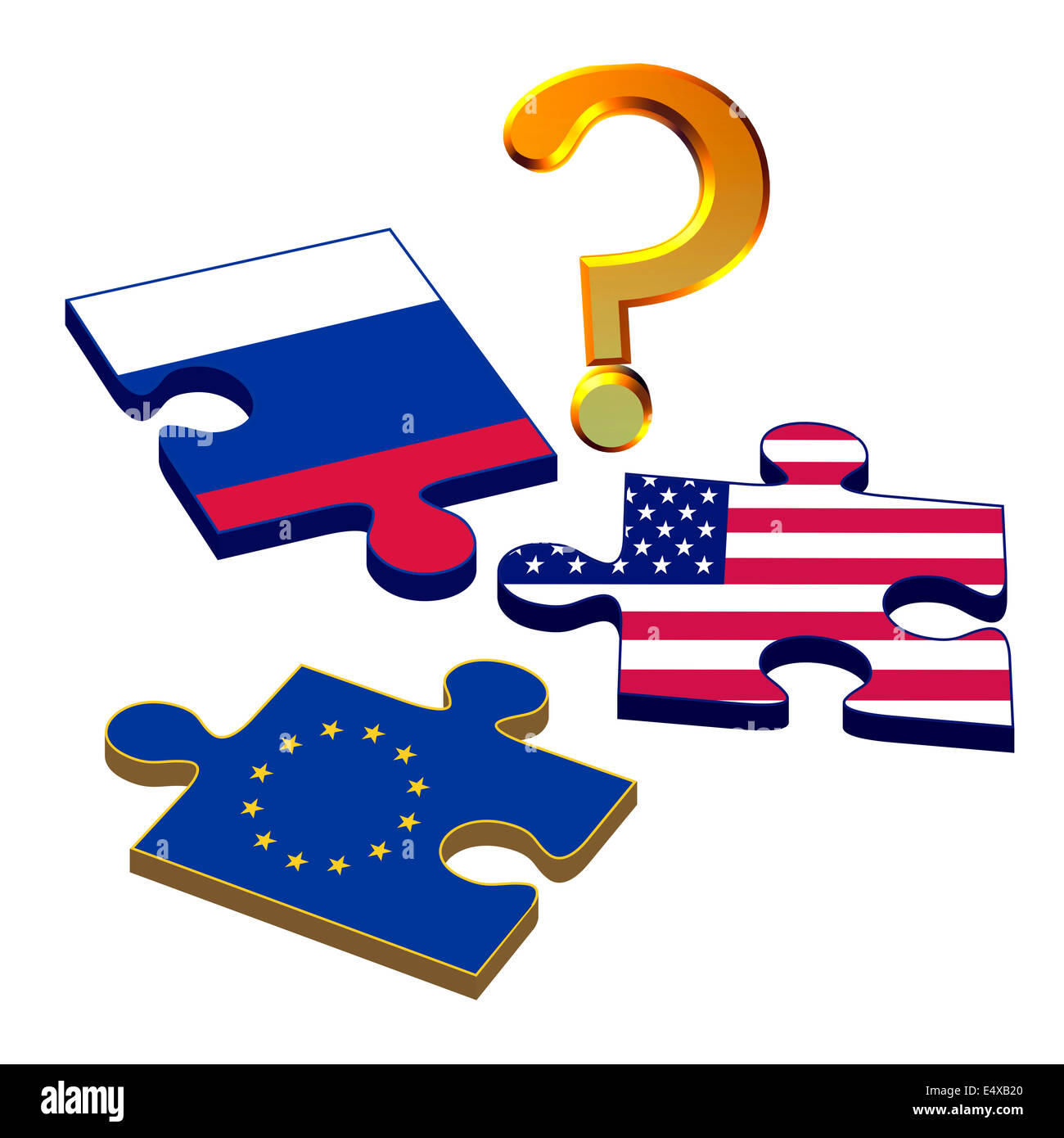 Eu russia conflict european Cut Out Stock Images & Pictures - Alamy