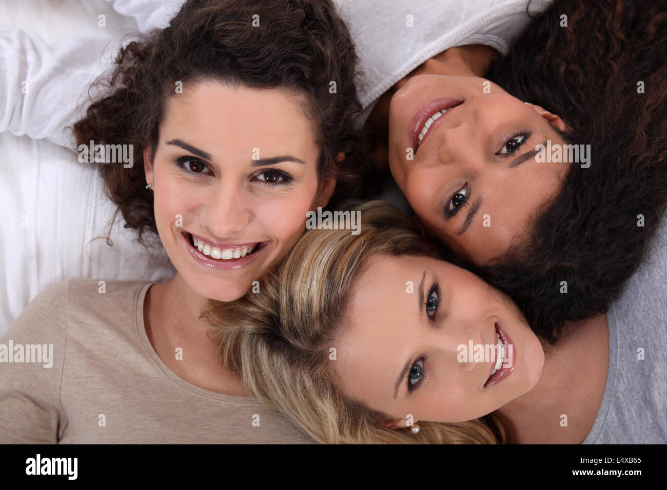 Three woman portrait Stock Photo - Alamy