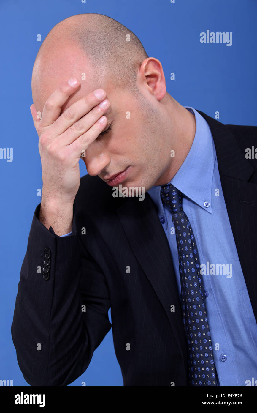 Sad devastated hi-res stock photography and images - Alamy