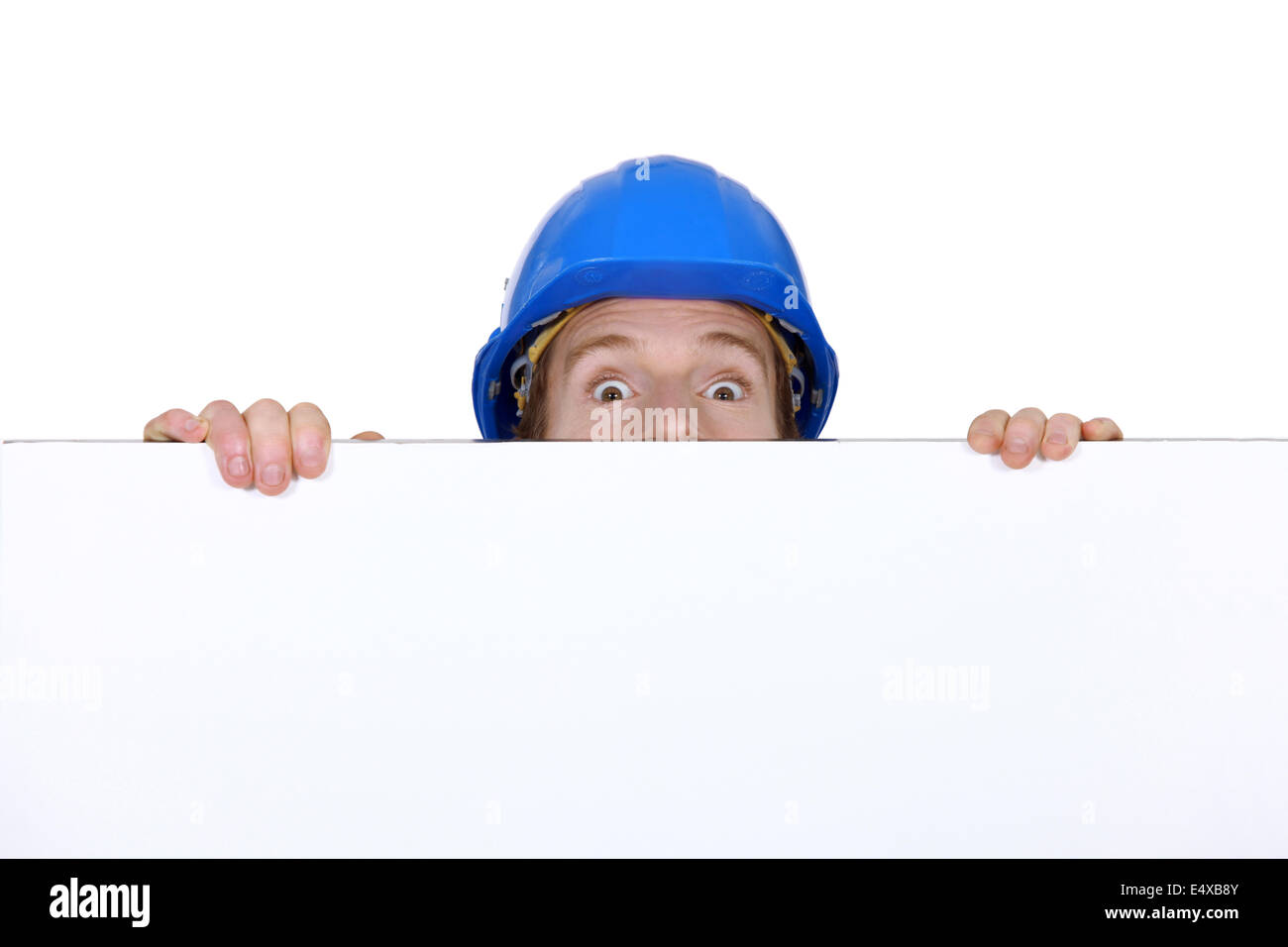 Hiding behind sign hi-res stock photography and images - Alamy