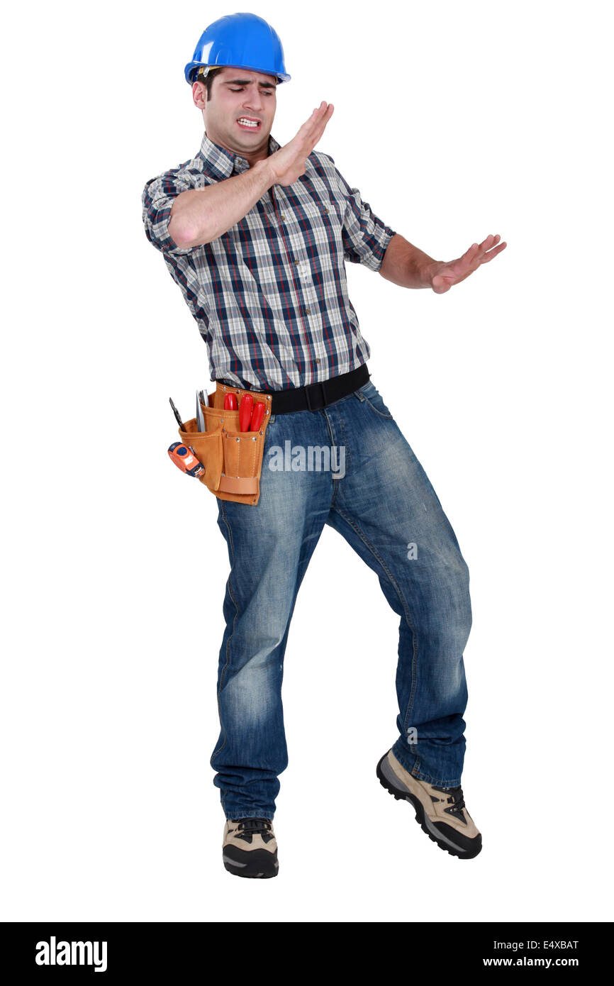 Person shielding hi-res stock photography and images - Alamy