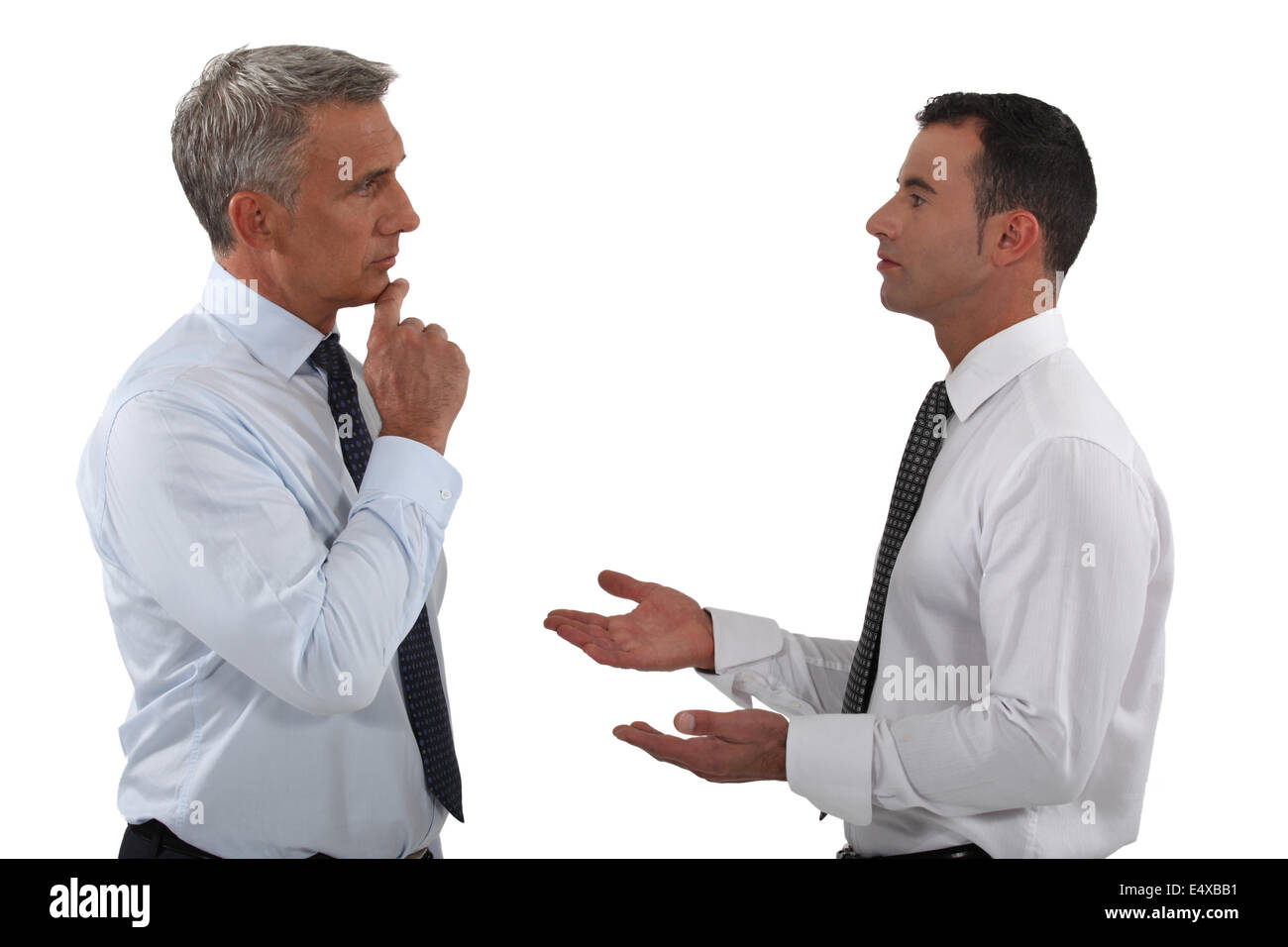 Working people discussing office Cut Out Stock Images & Pictures - Alamy