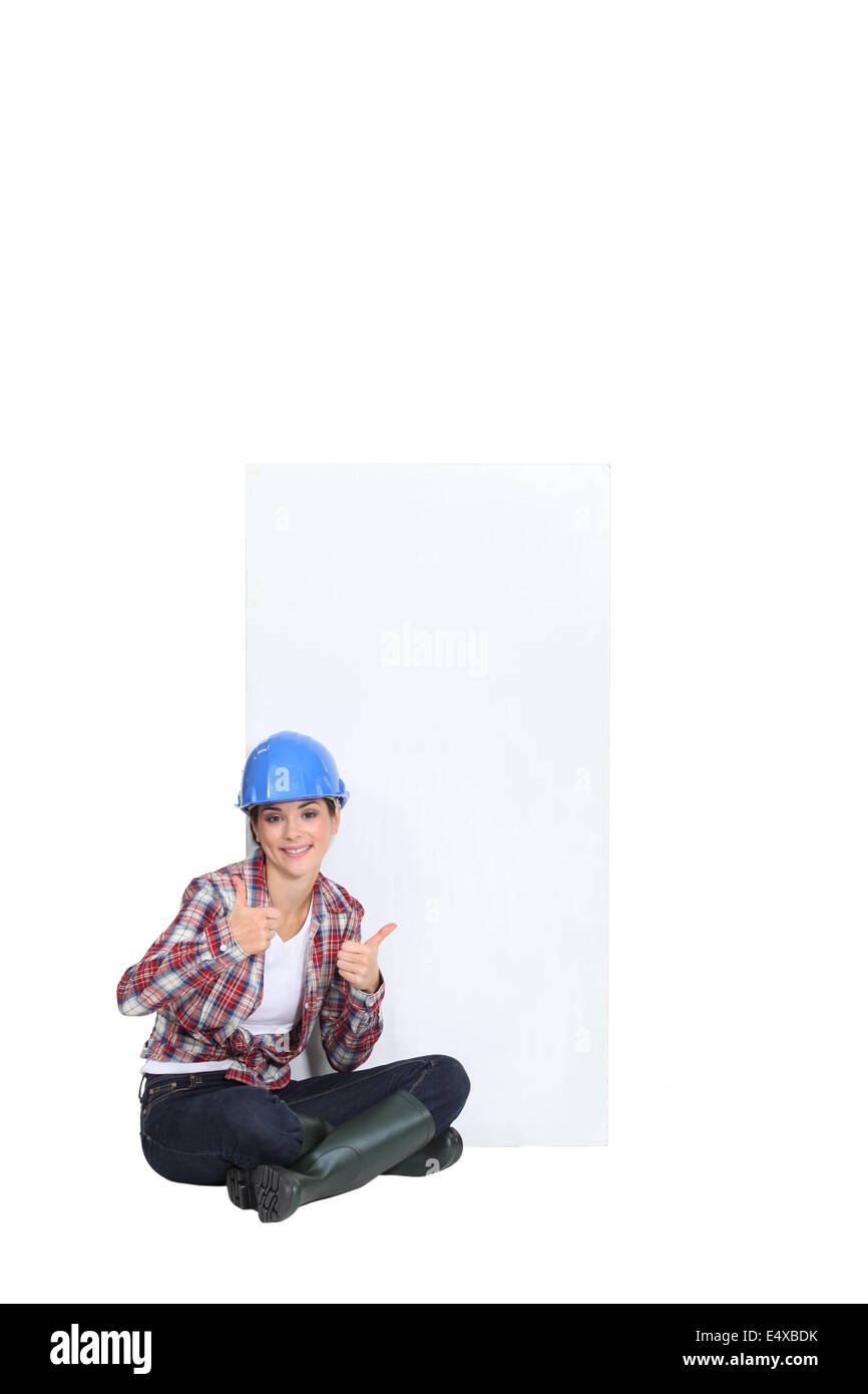 Giving thumbs up engineer hi-res stock photography and images - Alamy