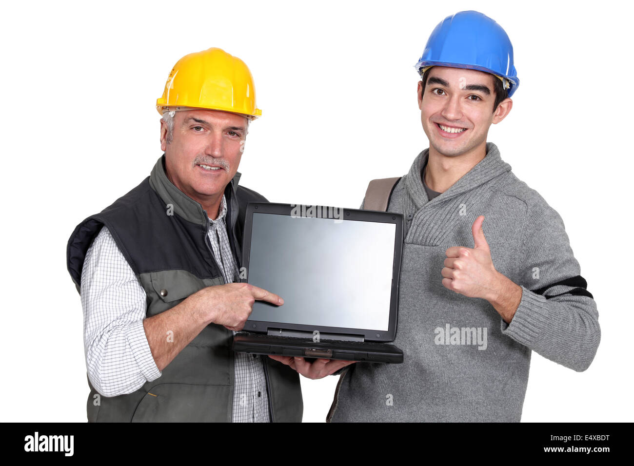 Teenage apprentice with teacher Stock Photo - Alamy