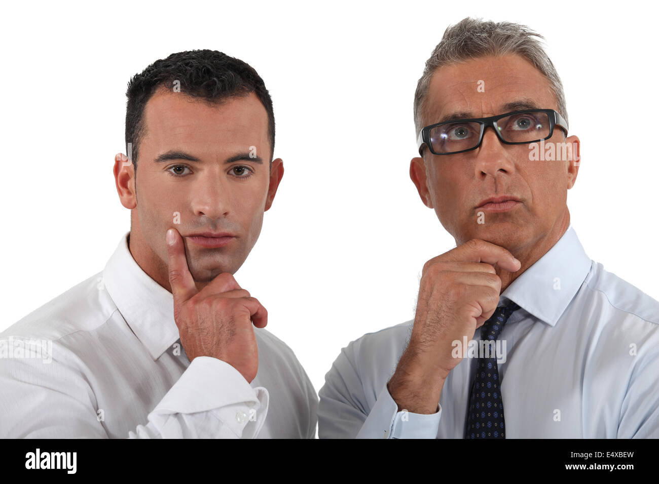 Businessmen standing face to face hi-res stock photography and images ...