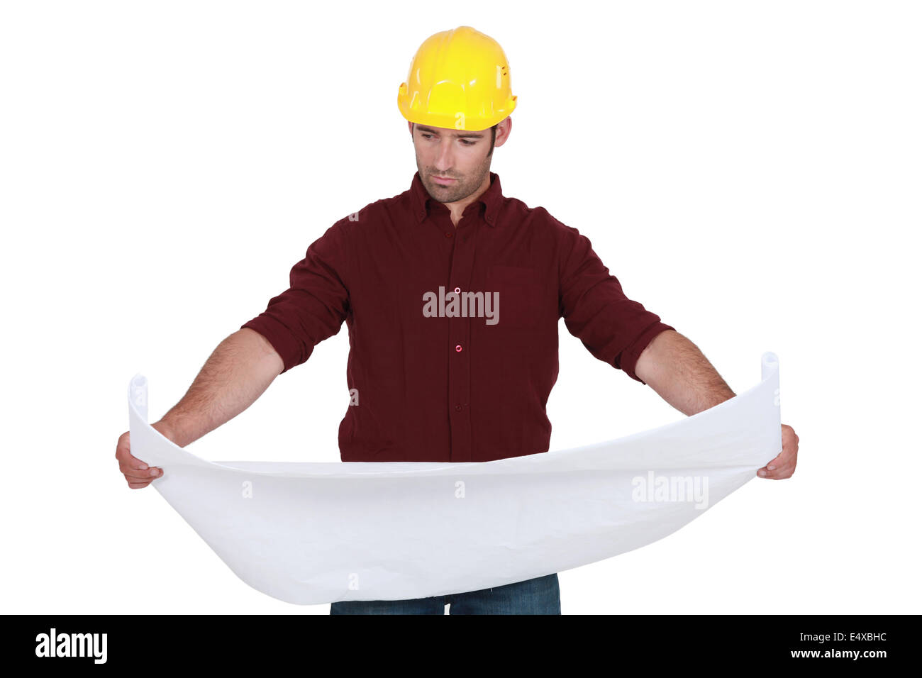 Muscular tradesman hi-res stock photography and images - Alamy