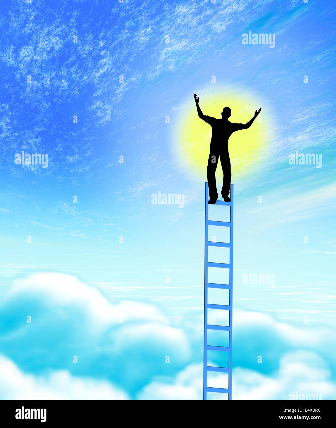 Positive thinking optimism optimistic Cut Out Stock Images & Pictures - Alamy