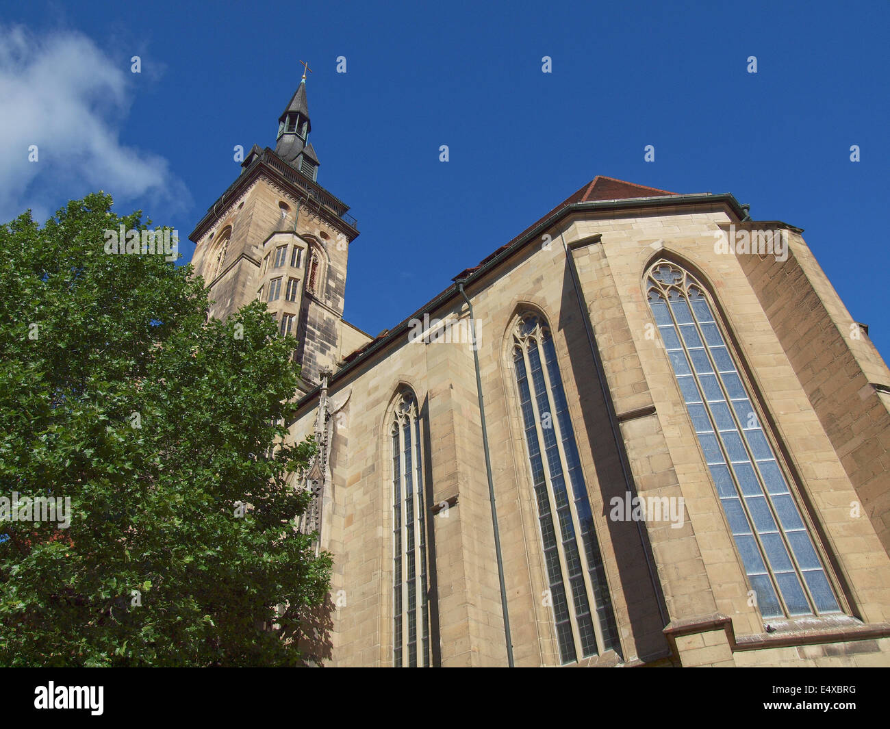 Stiftskirche Church, Stuttgart Stock Photo - Alamy