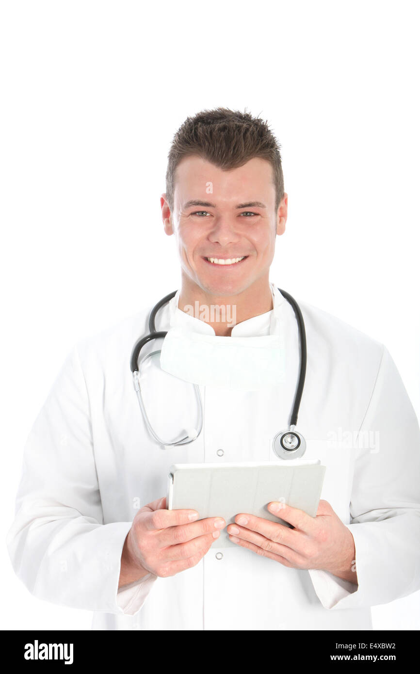 Doctor tablet hospital Cut Out Stock Images & Pictures - Alamy