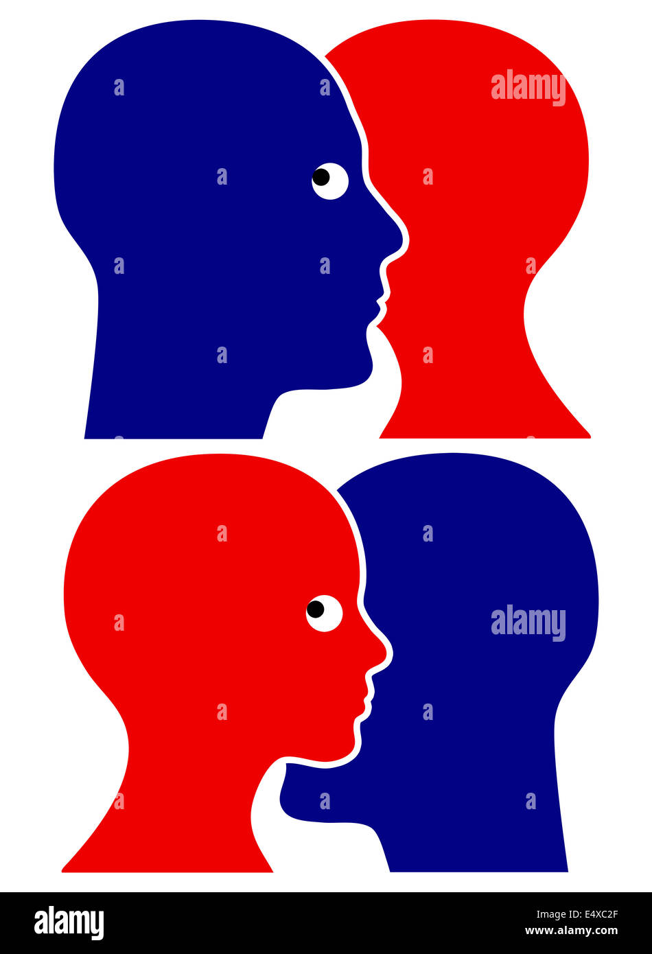 Secret couple Cut Out Stock Images & Pictures - Alamy