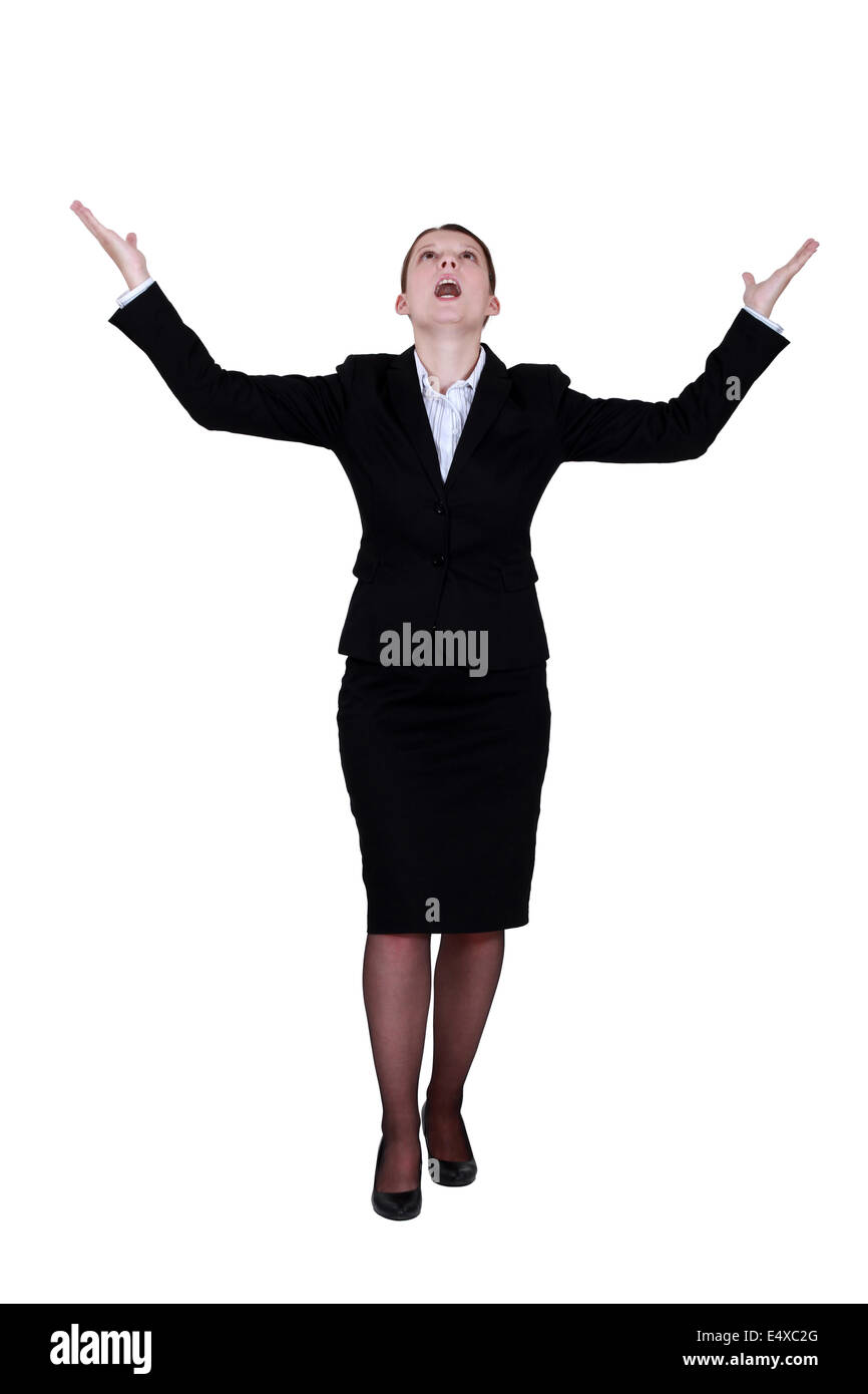 Person praying Cut Out Stock Images & Pictures - Alamy