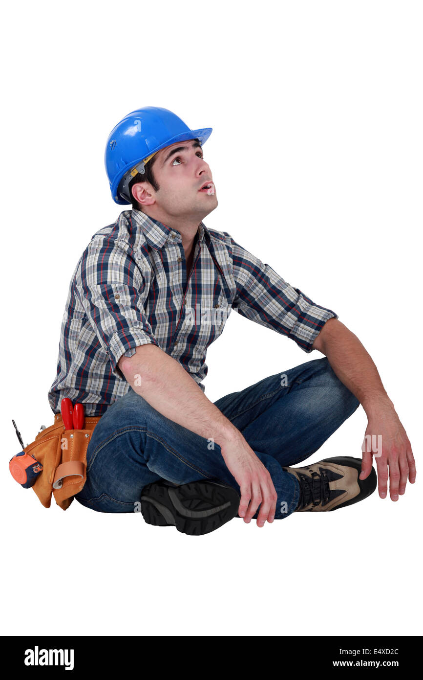 Workman tired Cut Out Stock Images & Pictures - Alamy