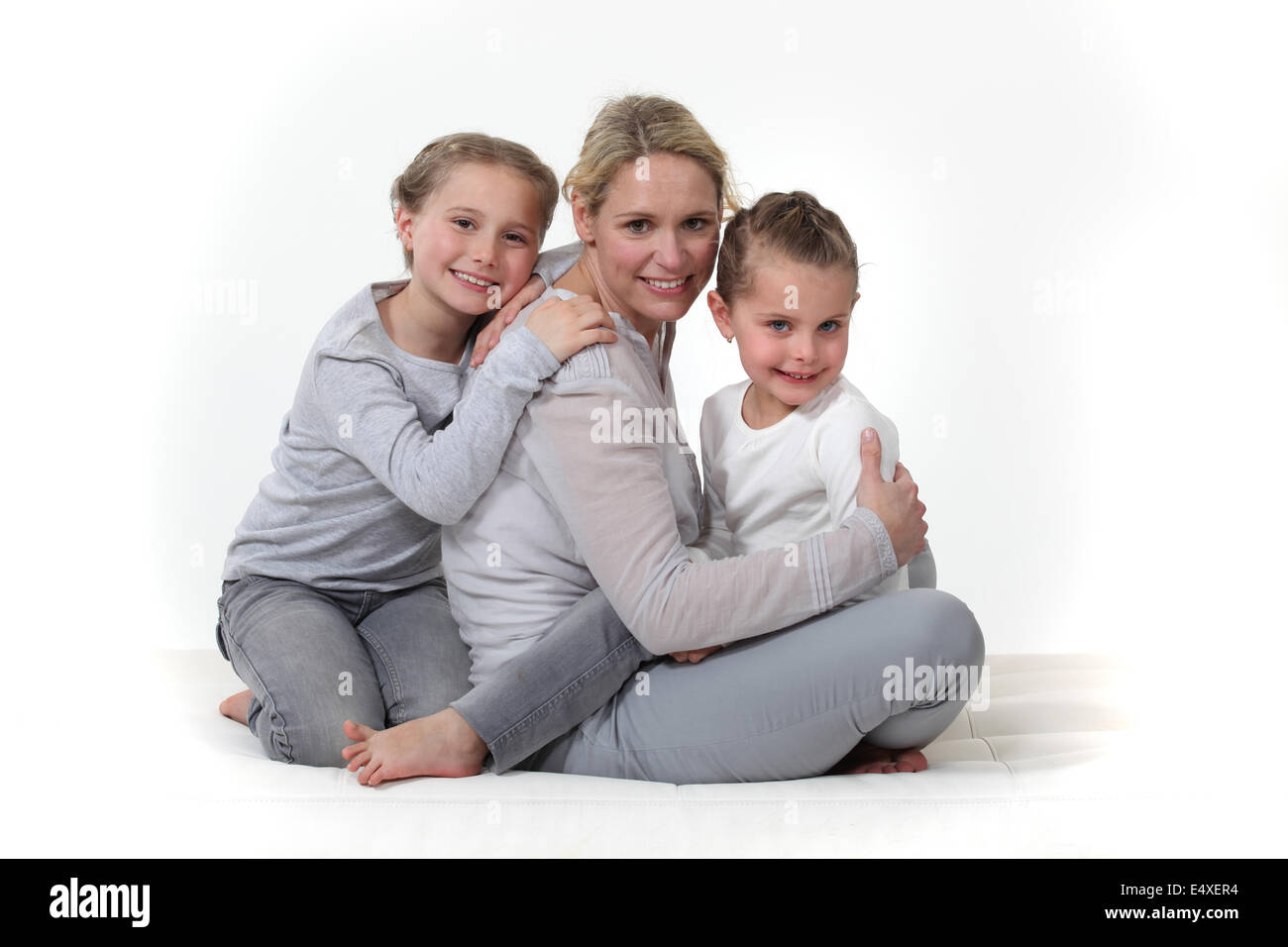 Woman and children and background hi-res stock photography and images ...