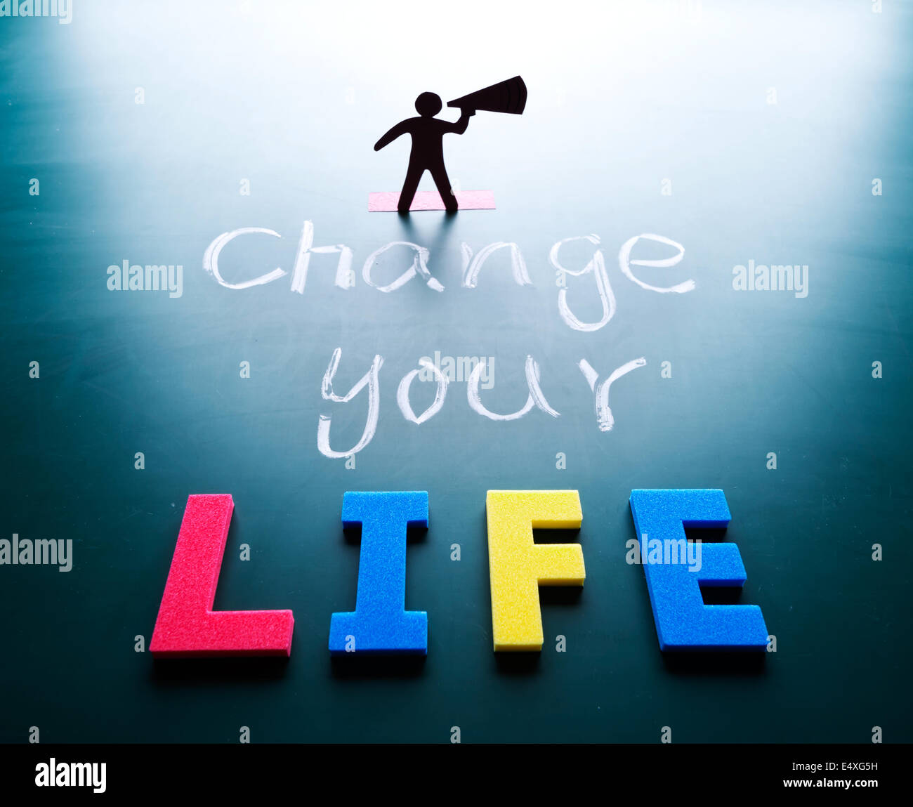 Change your life concept Stock Photo - Alamy
