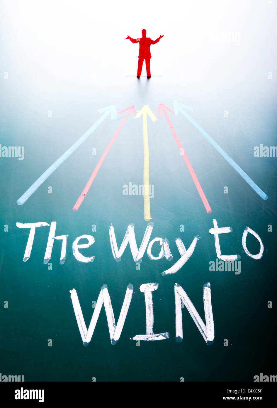 Way to win concept Stock Photo - Alamy Way to win concept Stock Photo - Alamy