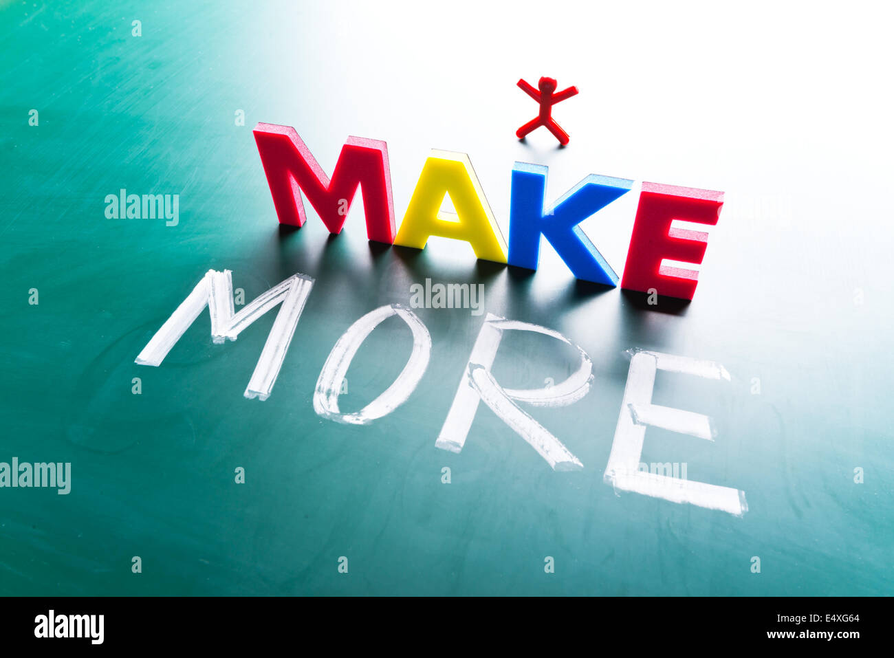 I make more concept Stock Photo - Alamy