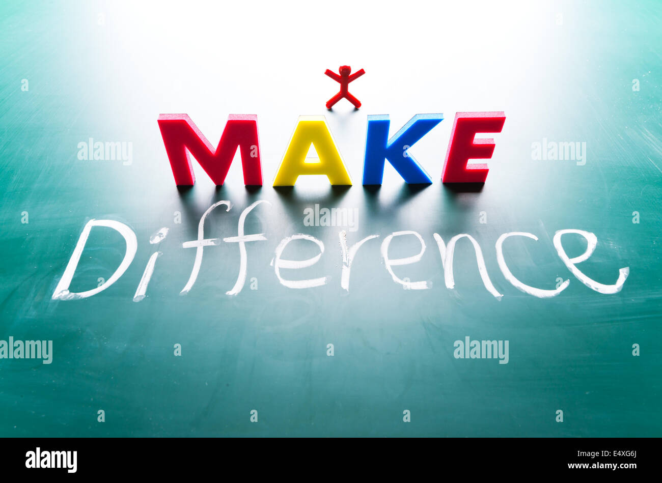 I make difference concept Stock Photo - Alamy