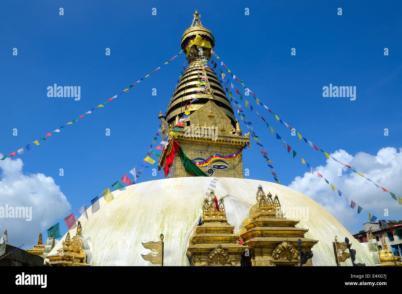 Bodnath stupa monk hi-res stock photography and images - Alamy
