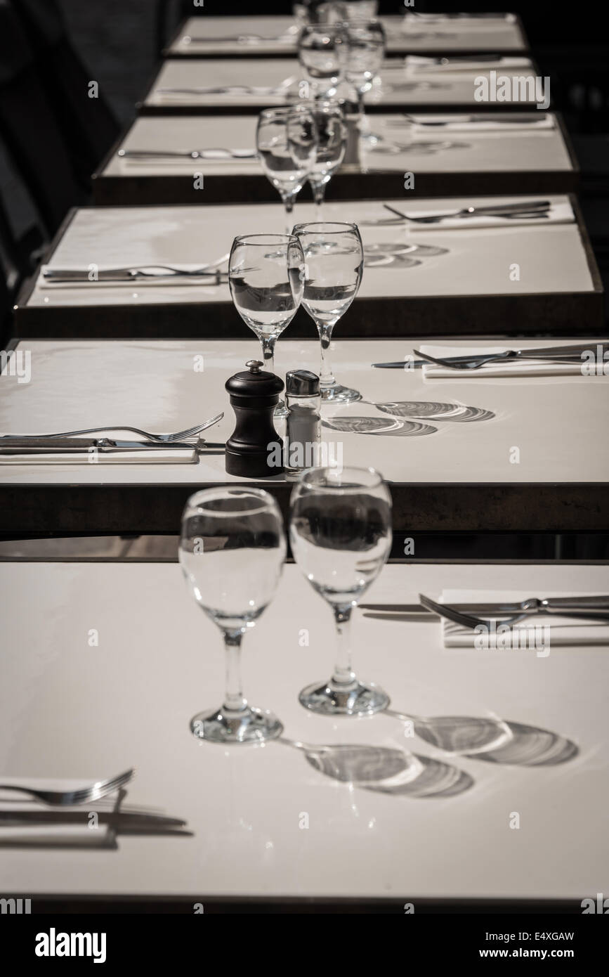 Paris Cafe Table Setting High Resolution Stock Photography and Images ...