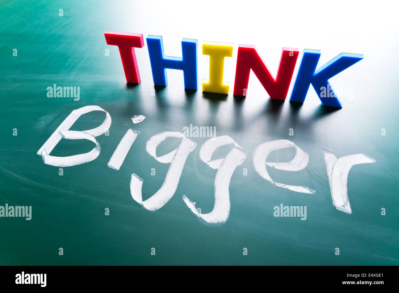 Think bigger concept Stock Photo - Alamy