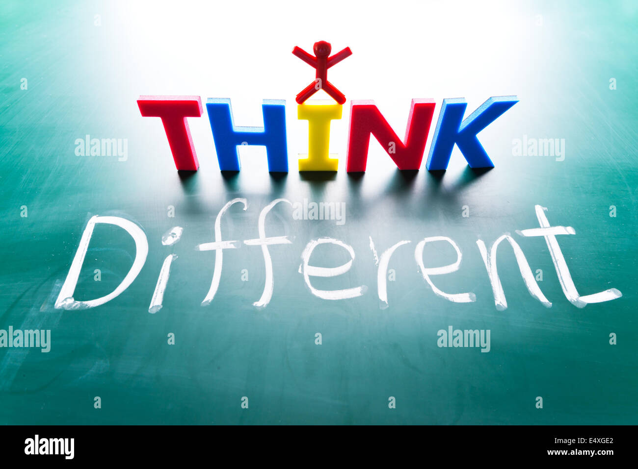Think different hi-res stock photography and images - Alamy