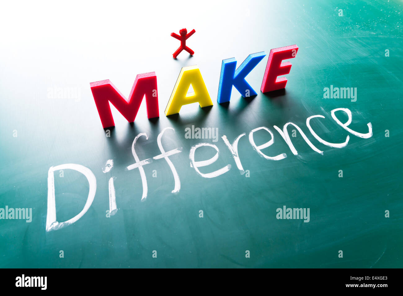 I make difference concept Stock Photo - Alamy