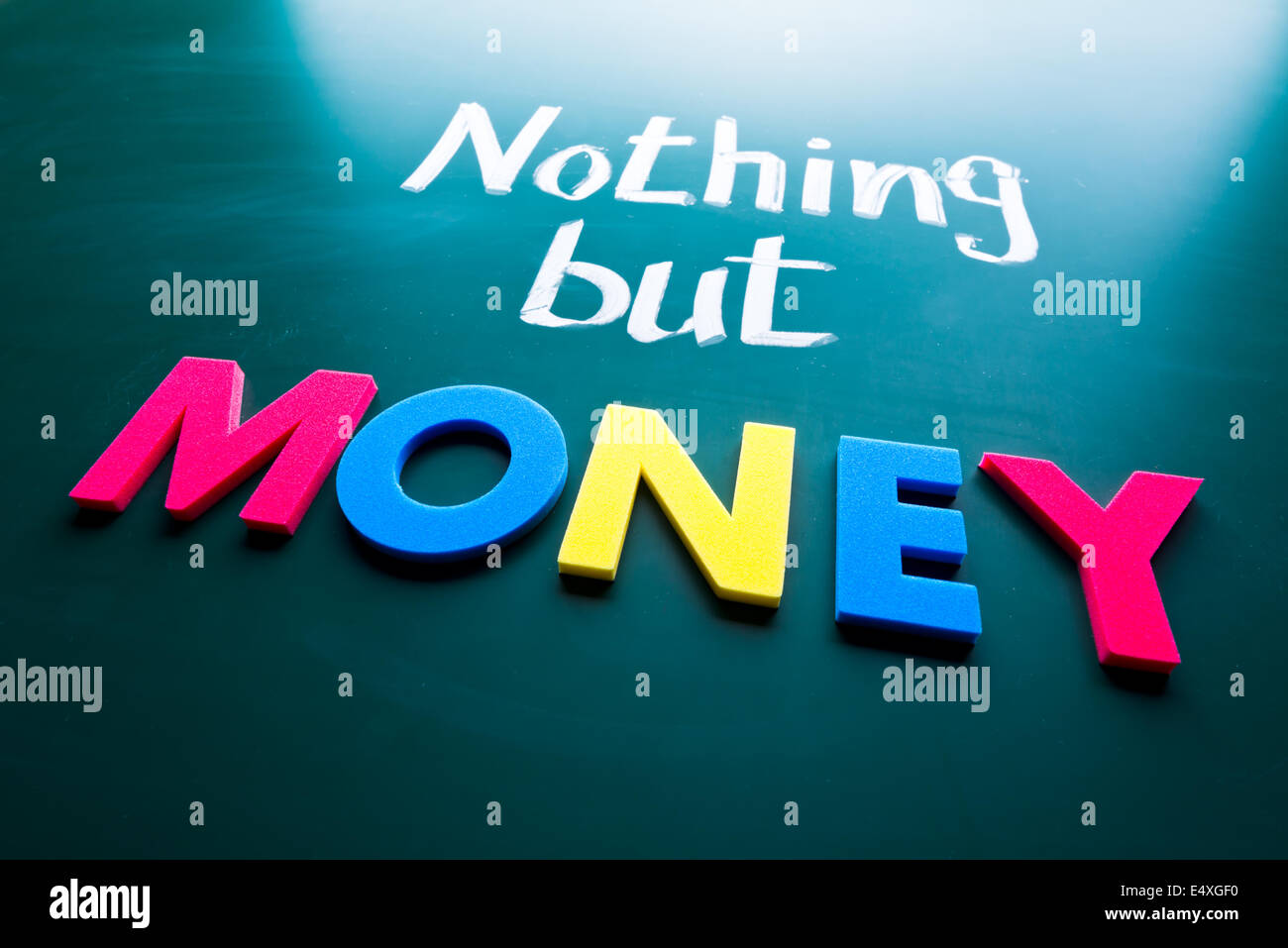 Nothing but money Stock Photo - Alamy
