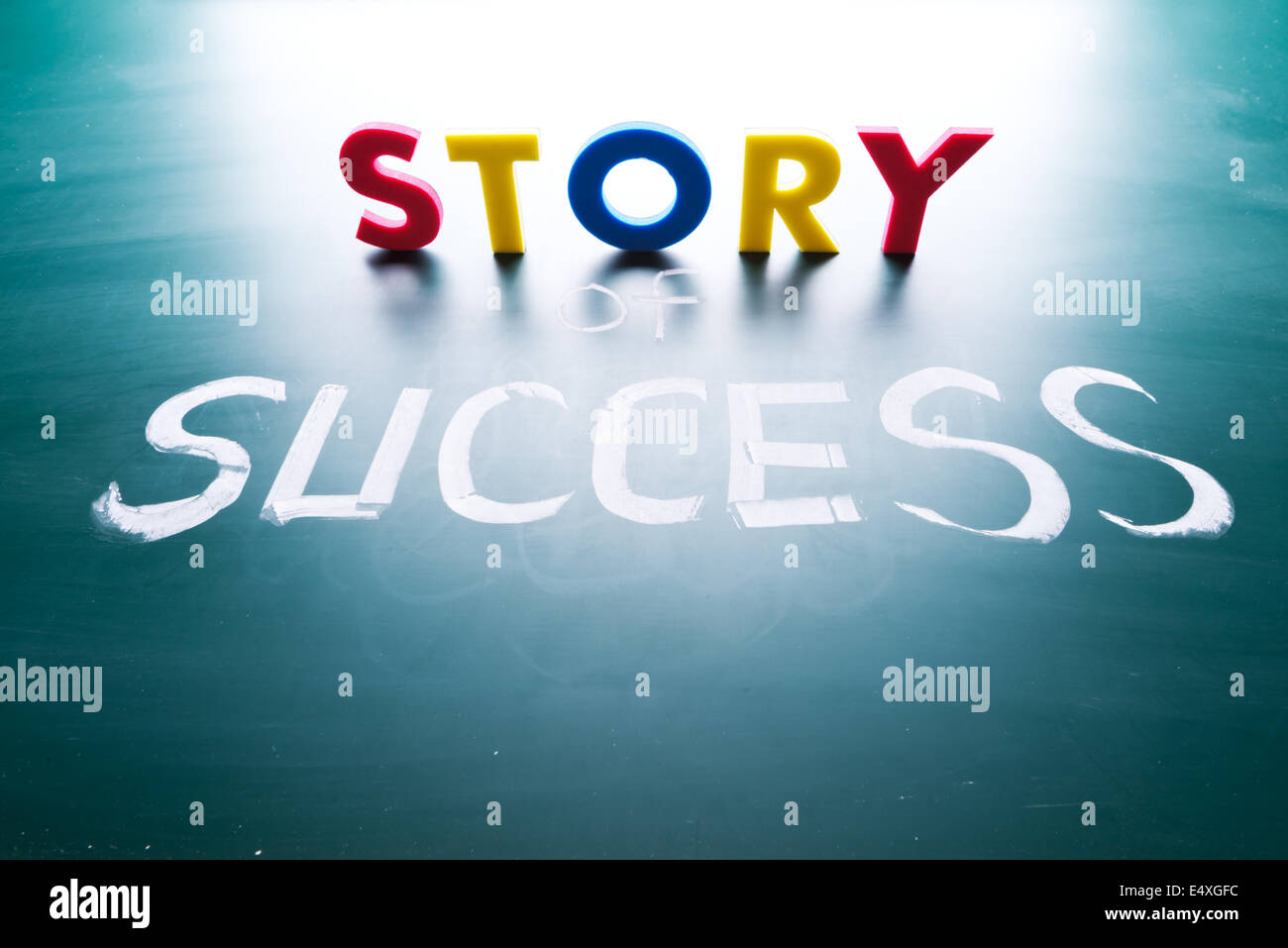 Story of success concept Stock Photo - Alamy