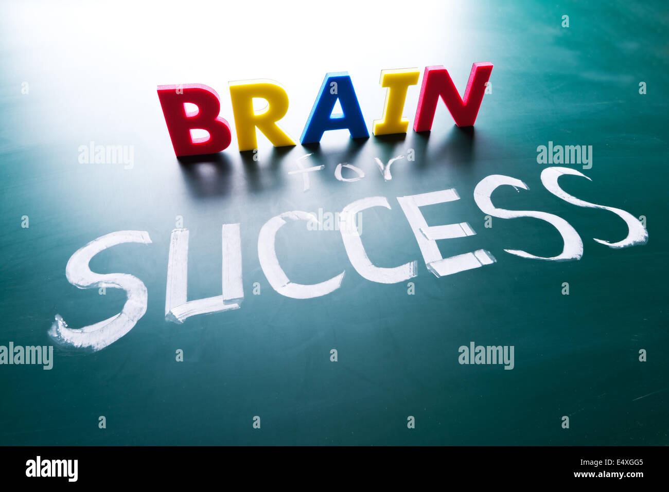 Brain for success concept Stock Photo - Alamy