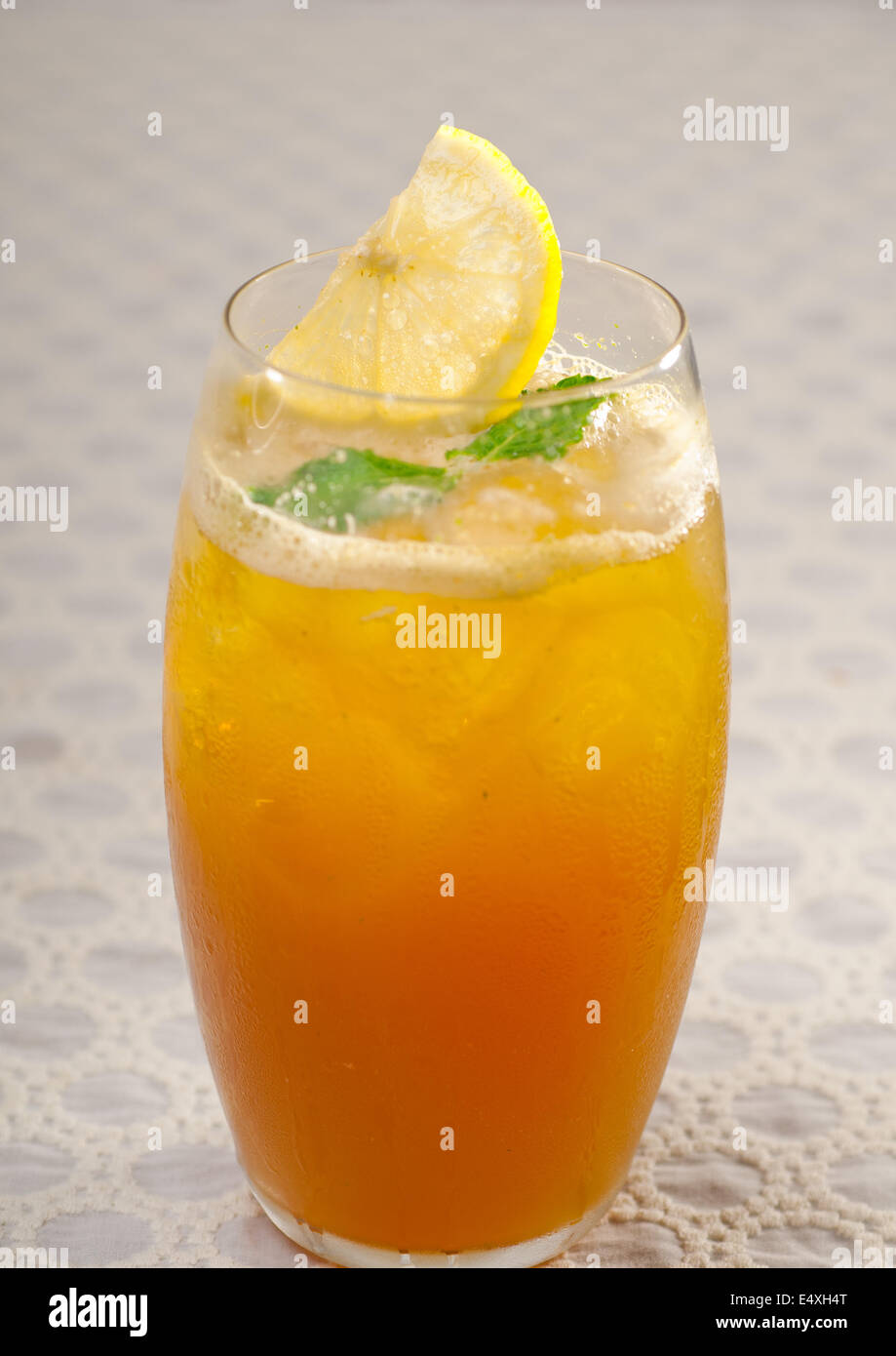 refreshing Ice tea Stock Photo - Alamy