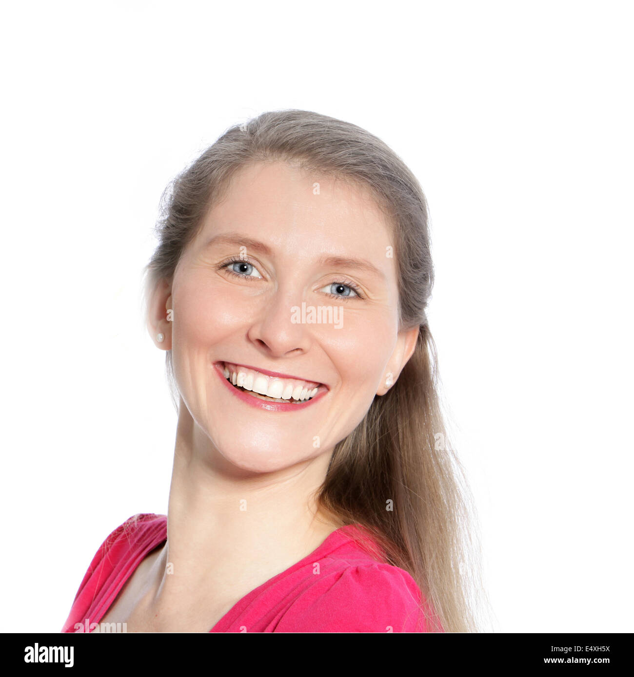 Happy vivacious woman Stock Photo - Alamy