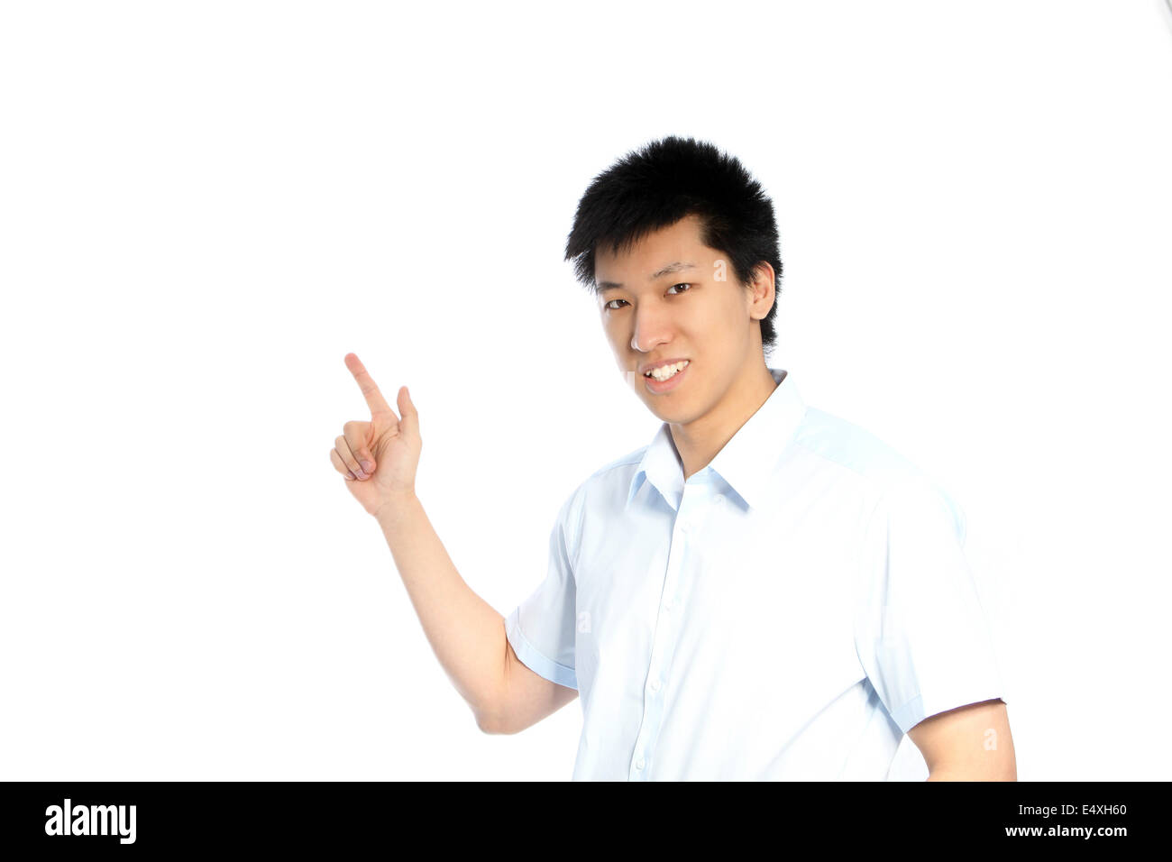 Young handsome man blank Cut Out Stock Images & Pictures - Alamy