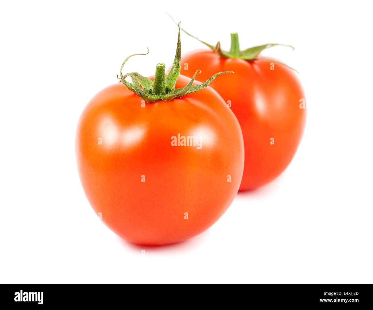 Pair of ripe tomato Stock Photo - Alamy
