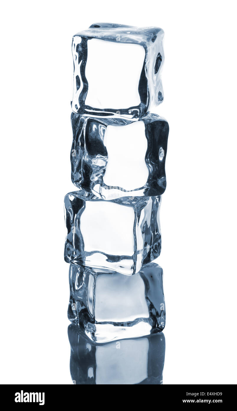 Four ice cubes Stock Photo - Alamy