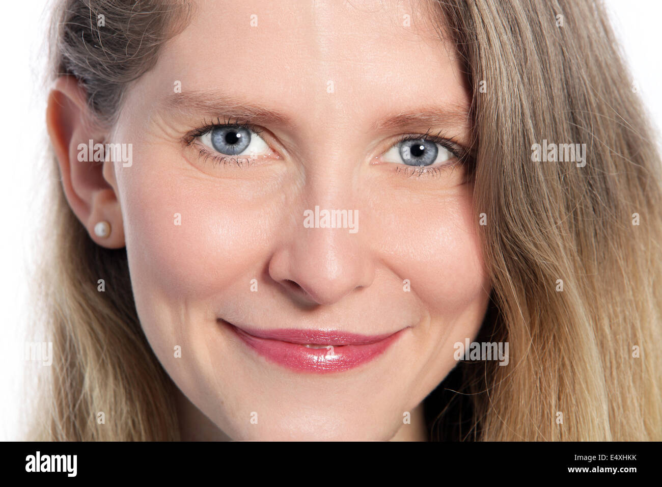 Happy mid age woman Stock Photo - Alamy