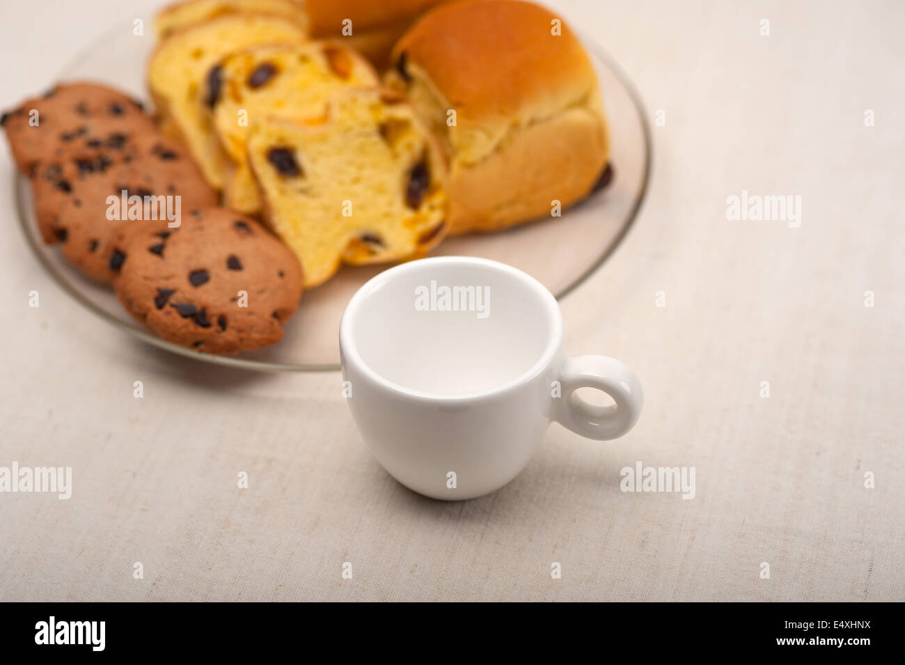 selection of sweet bread and cookies Stock Photo - Alamy