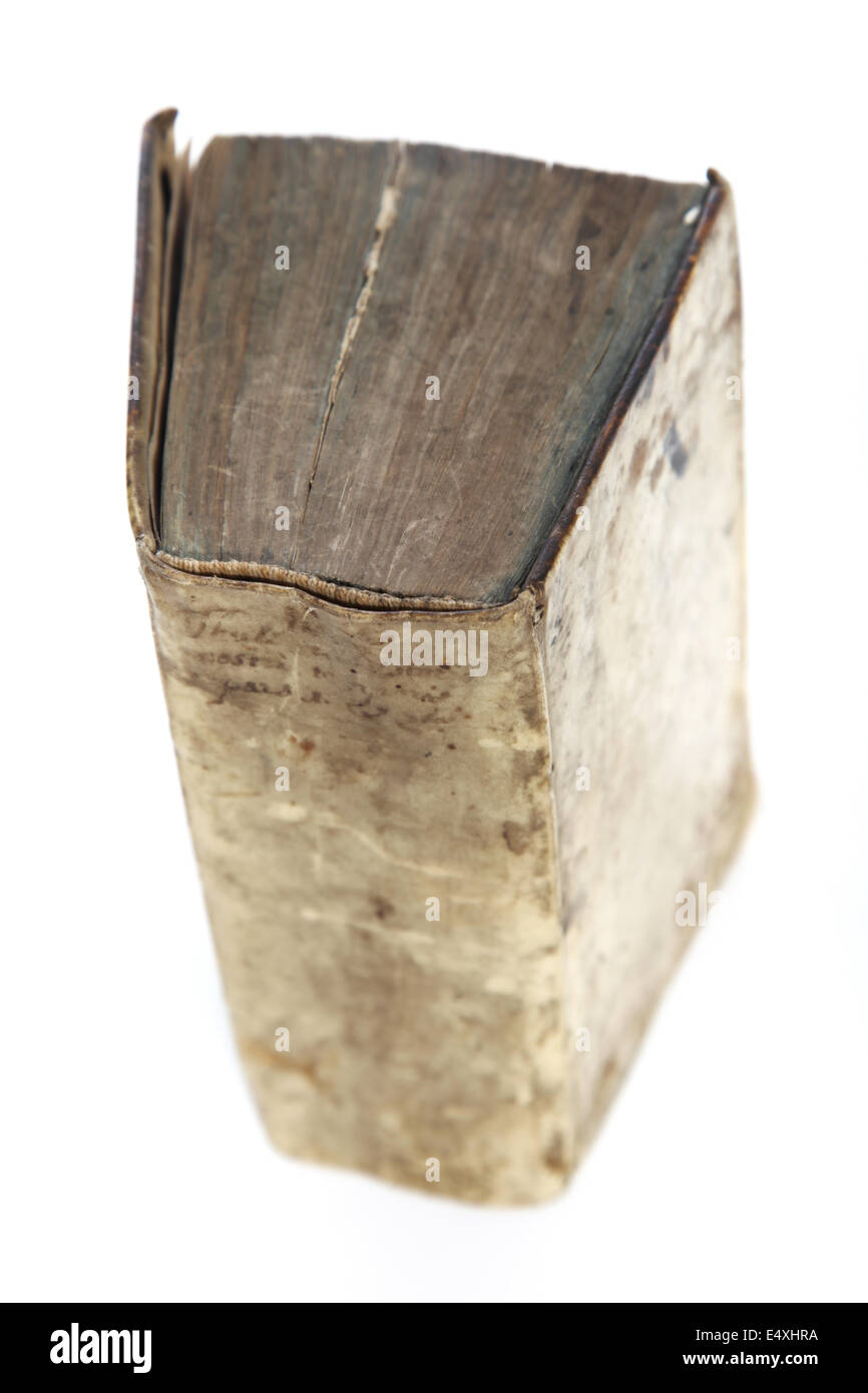 Old worn vintage book Stock Photo - Alamy