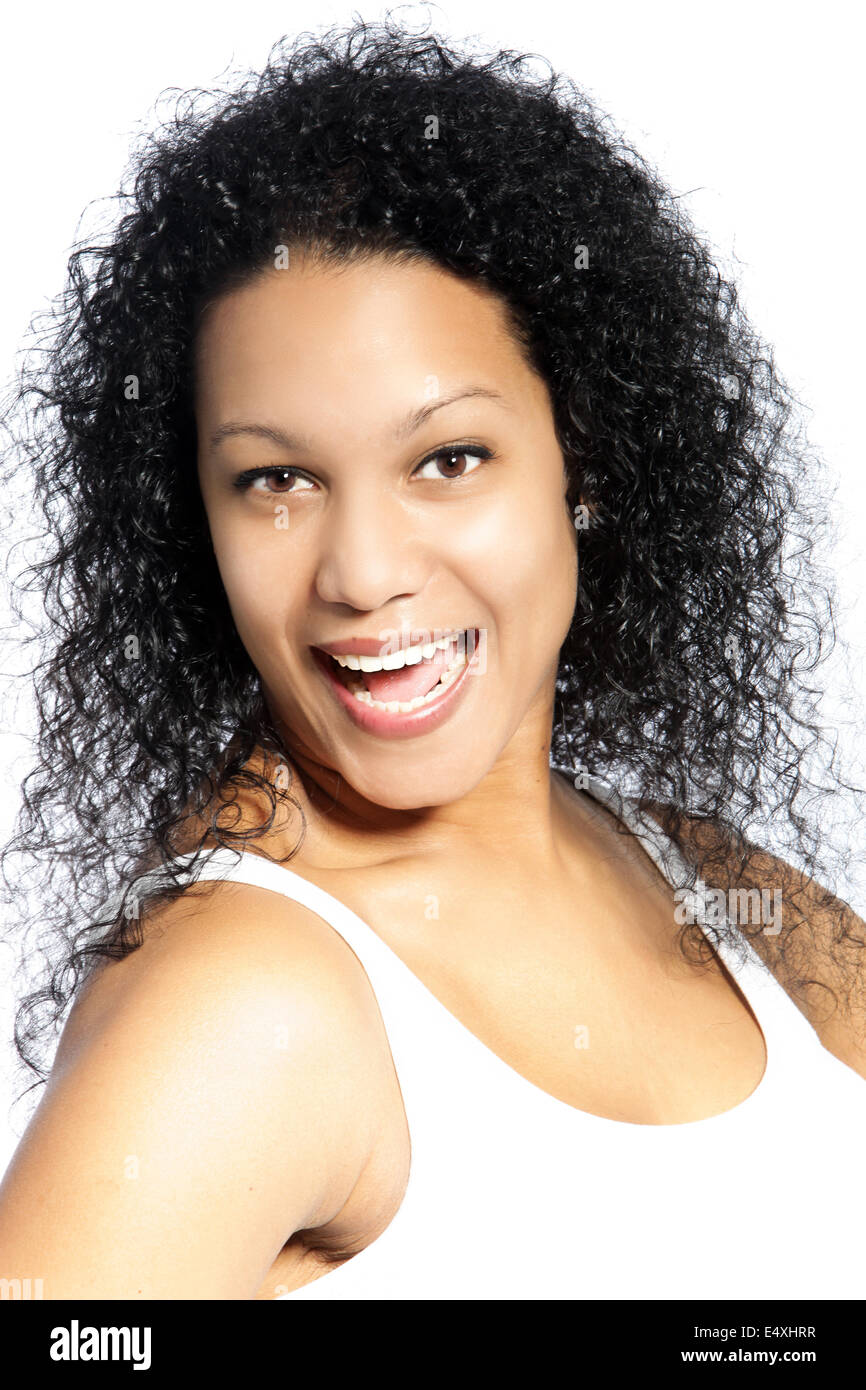 Wide smile hi-res stock photography and images - Alamy